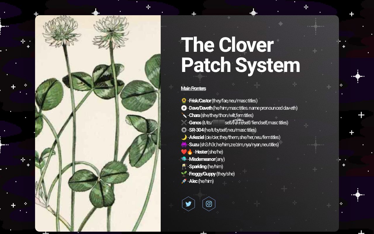 the cloverpatch system